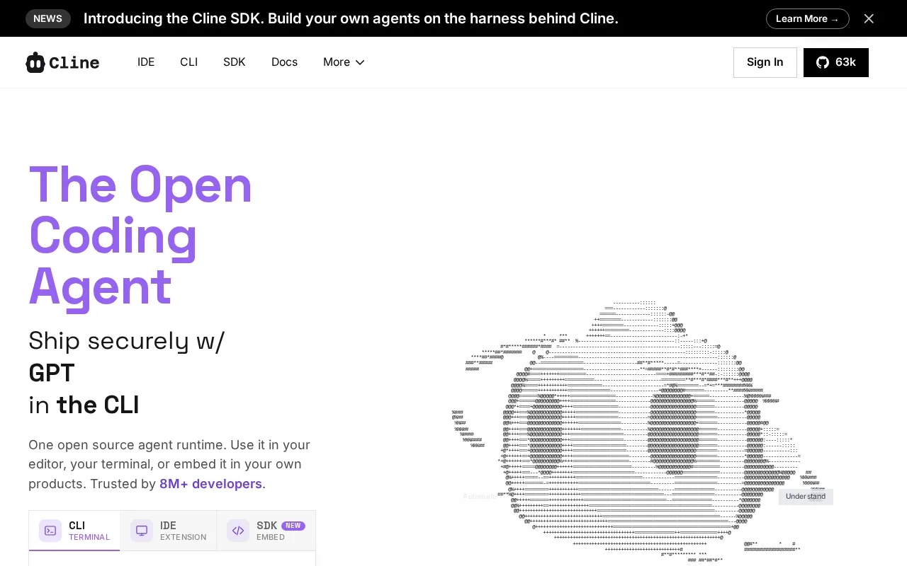 Cline Pricing 2026: Individual & Teams Plans from $20/mo