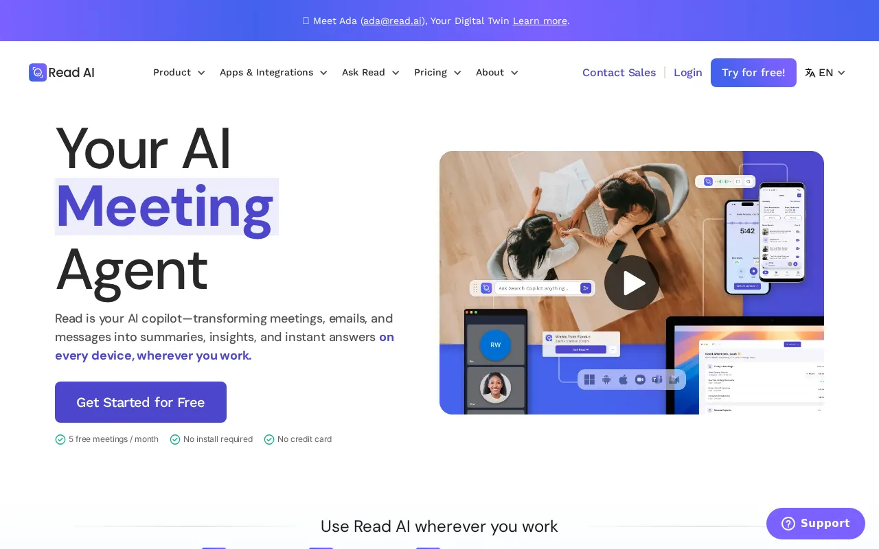 Read AI Pricing 2026: Free, Pro & Enterprise Plans from $19.75/mo